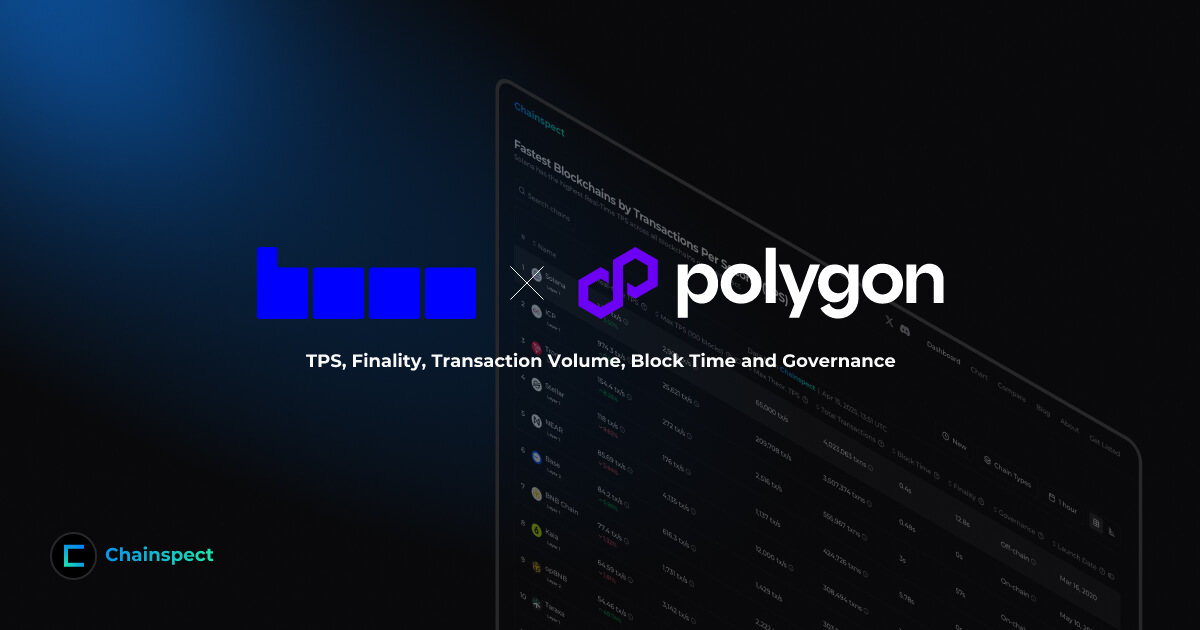 Base vs Polygon [TPS, Max TPS, Block Time] | Chainspect