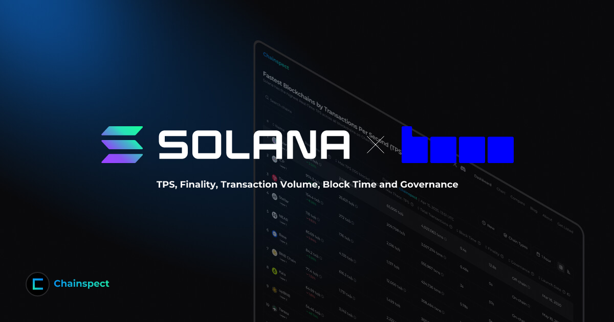 Solana vs Base [TPS, Max TPS, Block Time] | Chainspect